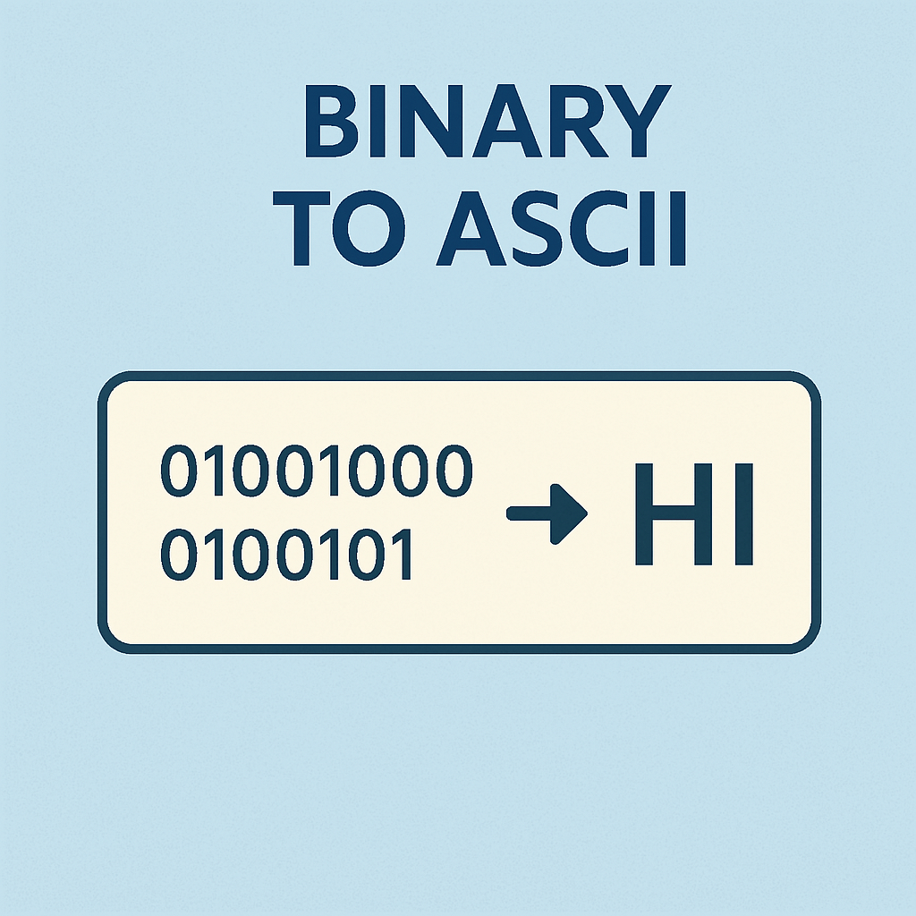 Free Binary to ASCII Converter – Decode Binary into Text Ins...