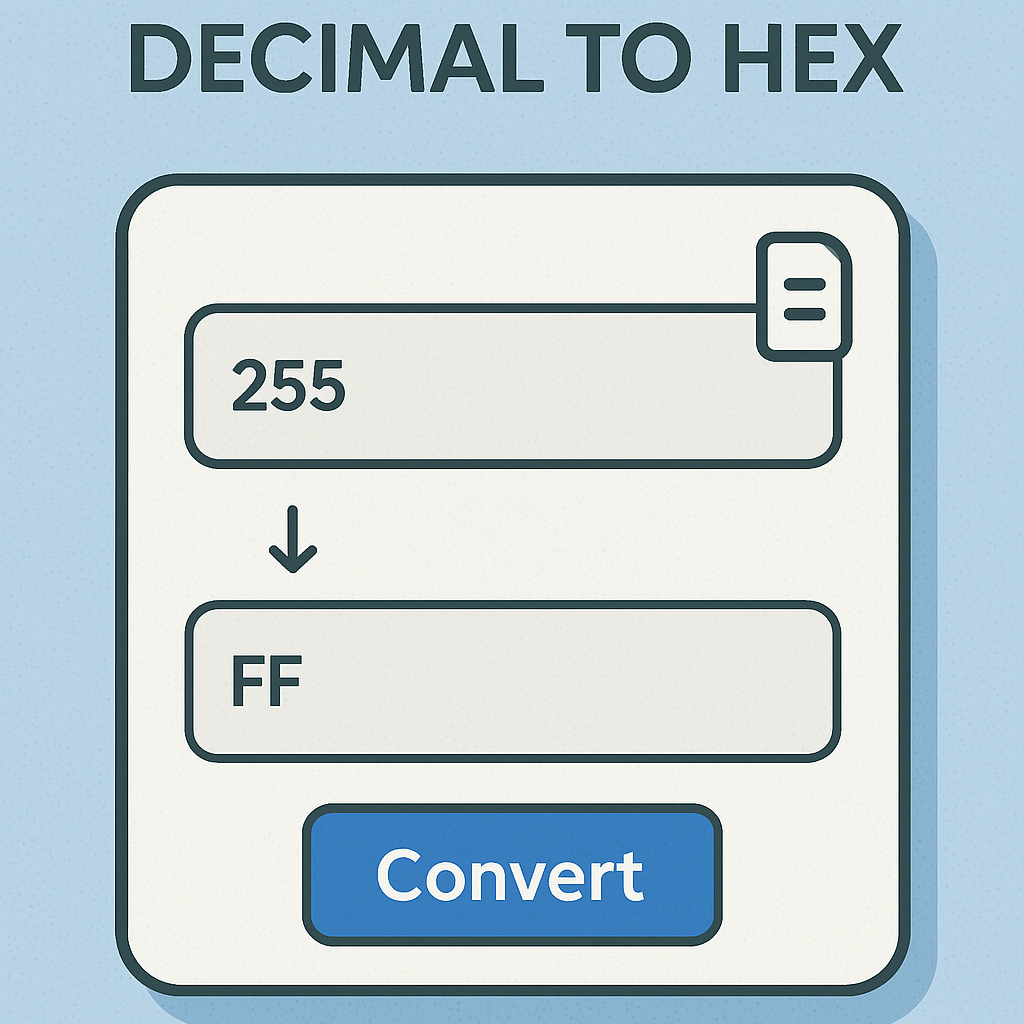 Decimal To Hex Converter Instant Hexadecimal Conversion Decimal To Hex Converter Instant Hexadecimal Conversion