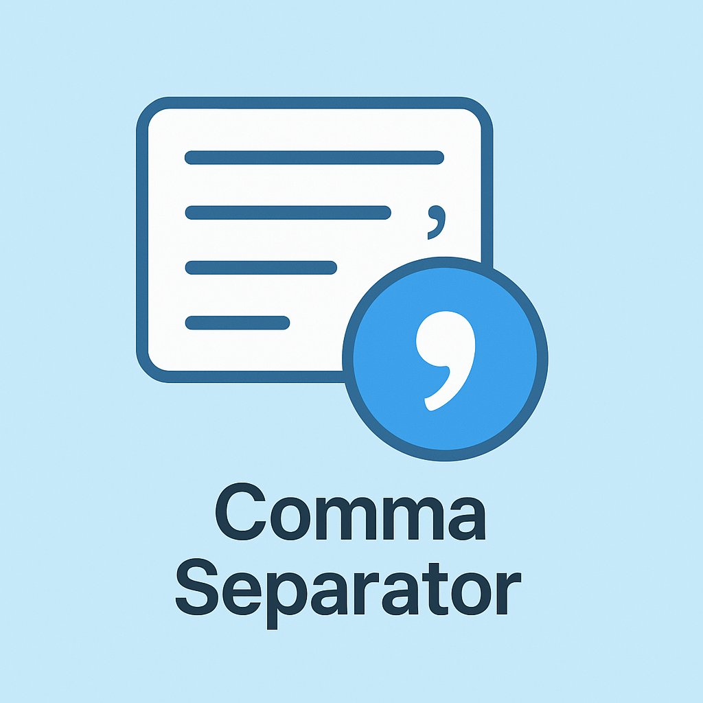 Comma Separator – Convert Lists to CSV or CSV to List - Tool...